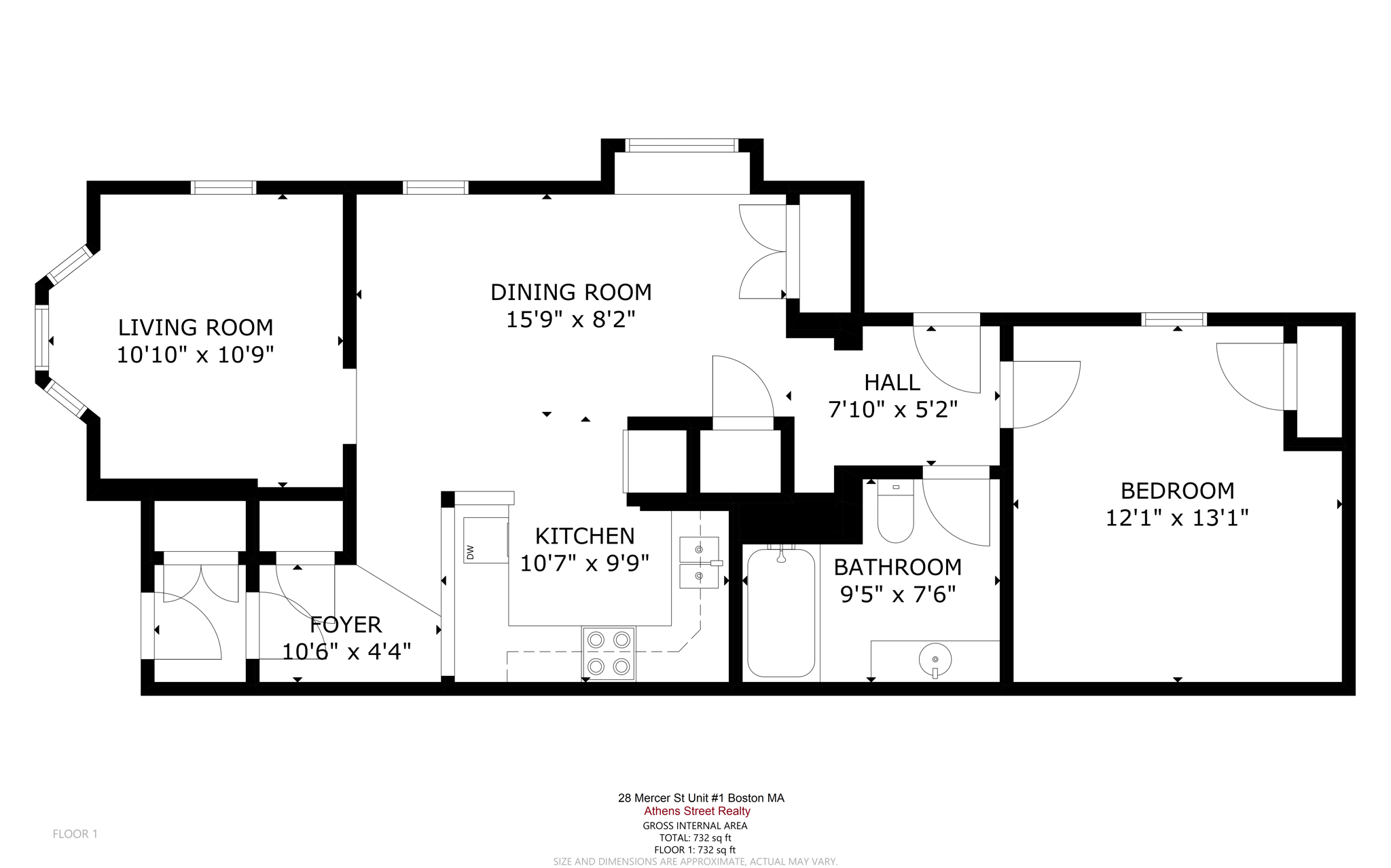 28 Mercer St Unit 1, Boston, MA 02127 | TV Photography